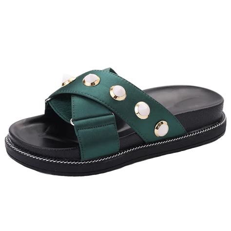 Chanclas Planas De Marca Para Mujer Chanclas Planas De Playa