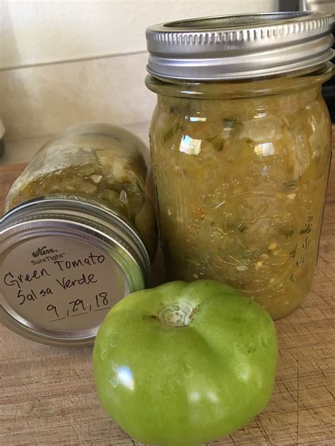 Green Tomato Salsa Verde Foods Passion