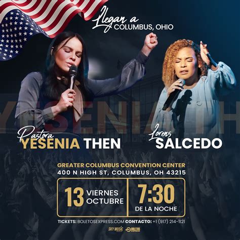 Pastora Yesenia Then Tickets Boletosexpress