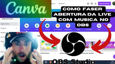 COMO COLOCAR VIDEO DE ABERTURA DA LIVE NO OBS STUDIO USANDO HOME CANVA