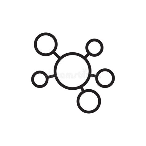Hub Network Connection Icon Stock Illustration Illustration Of Design Marketing 131088450