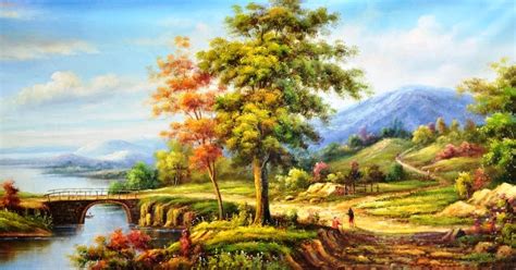 Lukisan Pemandangan Gambar Sketsa Kumpulan Sketsa Gambar Lukisan Pemandangan Yang Indah Dan Unik