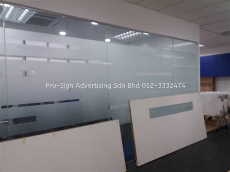 Sandblast Frosted Sticker Office Kl 2018 Roll Up Bunting Stand