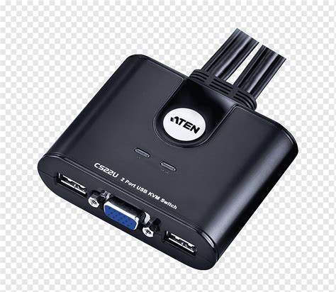 Kvm 스위치 Aten International 컴퓨터 포트 Usb 네트워크 스위치 Usb 전자 제품 컴퓨터 어댑터 Png Pngwing