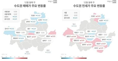 주간부동산시황 부동산r114 계절적 비수기서울 아파트값 2주째 보합
