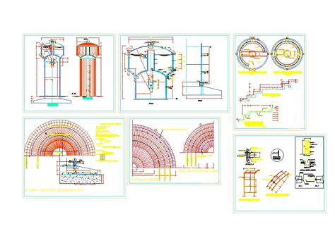 Elevated Water Tank Autocad Drawing Design Talk
