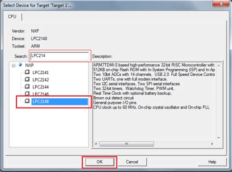 select device in keil binaryupdates