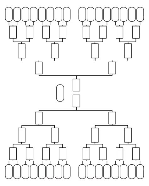 March Madness Bracket Coloring Page