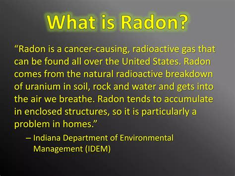 Radon Potential Effect Of Rogers Group Stone Quarry On Radon Levels