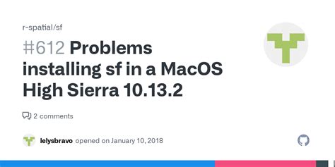 Problems Installing Sf In A Macos High Sierra 10132 · Issue 612 · R