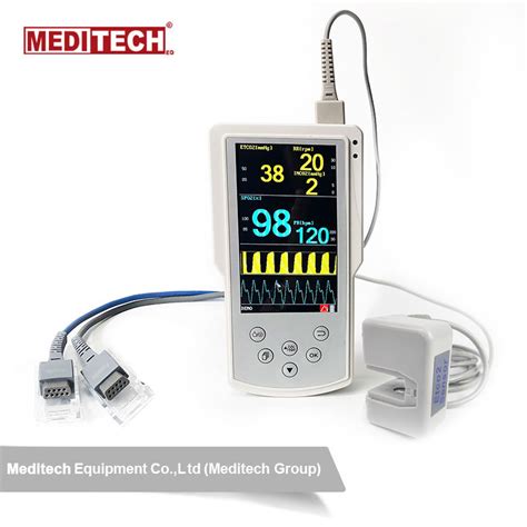Meditech Capnography Portable Monitor With Spo2 Sensor China