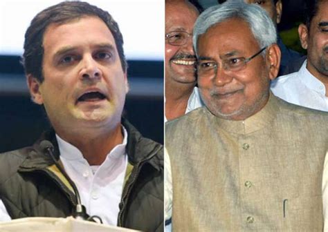 Nitish Kumar Meets Rahul Gandhi Amid Reports Of Rift In