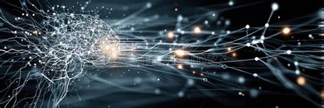 Conceptual Visualization Of Brain Computer Interface Showcasing Neural Connections Sparks And