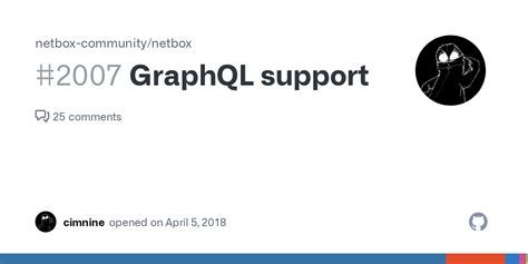 Graphql Support · Issue 2007 · Netbox Communitynetbox · Github