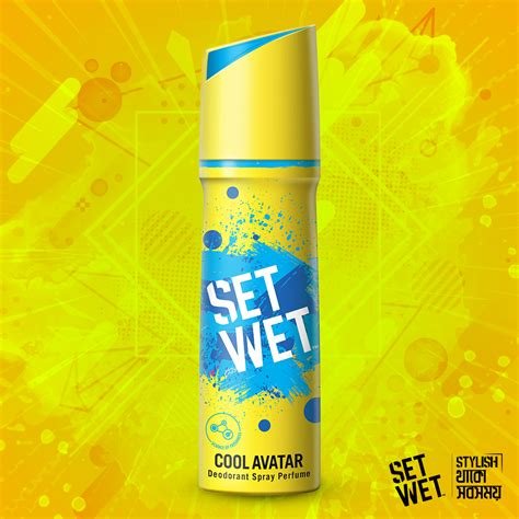 Set Wet Body Spray Deodorant Perfume Cool Avatar Shajgoj