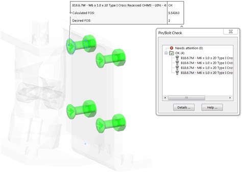 การใช Bolt Connection ใน Simulation Simulation so easy