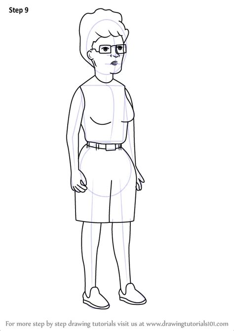 How To Draw Peggy Hill From King Of The Hill King Of The Hill Step By