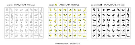 Tangram S 스톡 벡터 및 벡터 아트 48개 Shutterstock