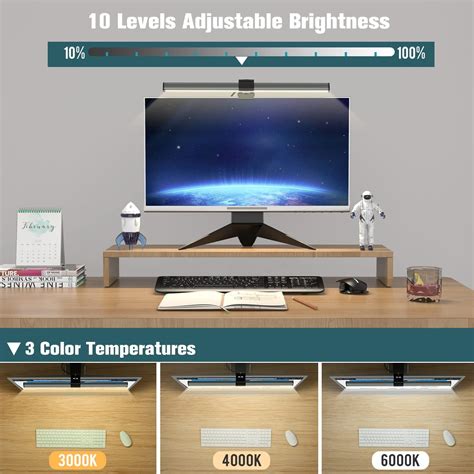 Buy Monitor Light Bar Computer Monitor Light With Adjustable Angle Brightness Color Temp