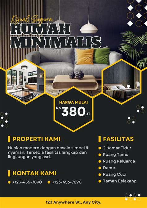 Gratis Desain Contoh Rumah Canva