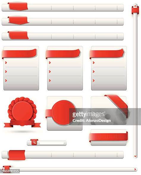 Red Ribbon Menu Photos And Premium High Res Pictures Getty Images
