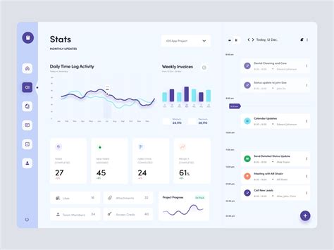 Project Management Dashboard UI Exploration By AR Shakir Jukenbu