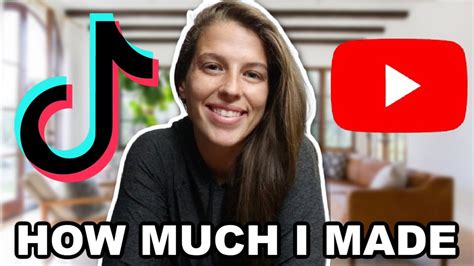 How Much I Got Paid For 1000000 Views Tik Tok Vs Youtube Youtube