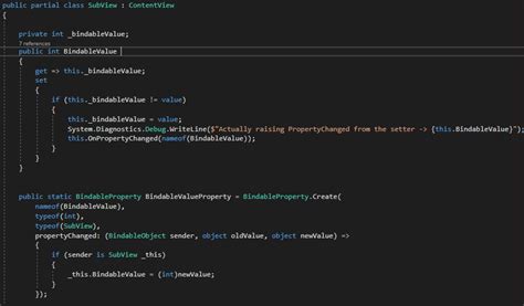 Bug Bindable Property PropertyChanged Event Called Before The Property Actually Changes