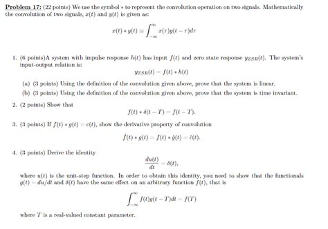 Solved Problem 17 22 Points We Use The Symbol To Chegg Com