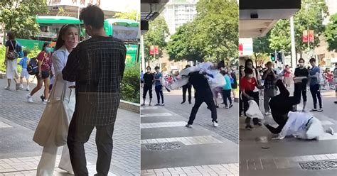 Woman In Hk Who Used Headscissors Takedown On Man In Public Not Real
