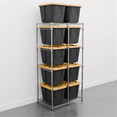 Plastic Bin Storage Shelf Solutions For Your Home Saferacks