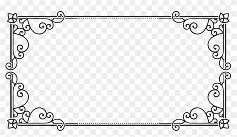 Picture Frames Rectangle Shape Ornament Geometry Rectangular Frame