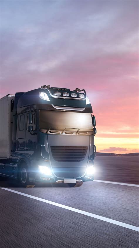 Truck Wallpaper 4k Highway Road Electric Trucks