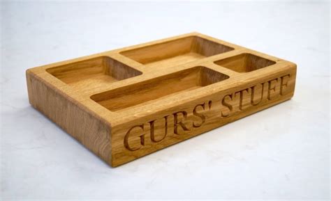 Personalised Wooden Desk Tidy Uk