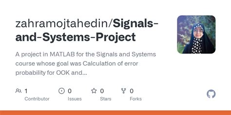 GitHub Zahramojtahedin Signals And Systems Project A Project In MATLAB For The Signals And