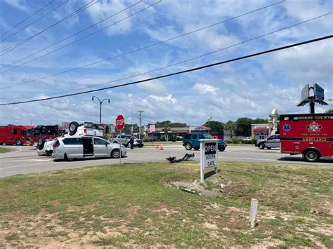 Multiple Injuries Reported In Rollover Crash Near Ocean Lakes Campground