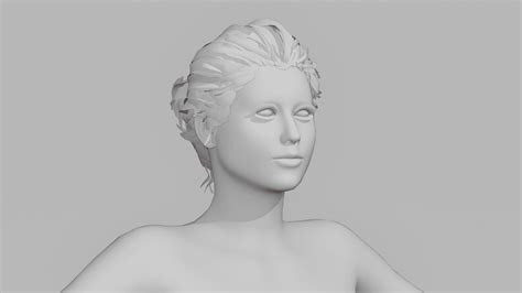 Realistic Female Keisha 3d Model Rigged Cgtrader