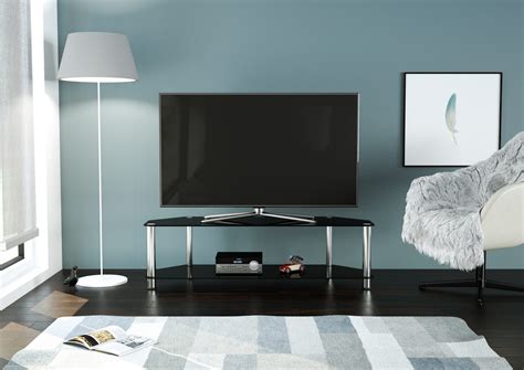 Kst140bs Glass Corner Tv Stand Mahara Home