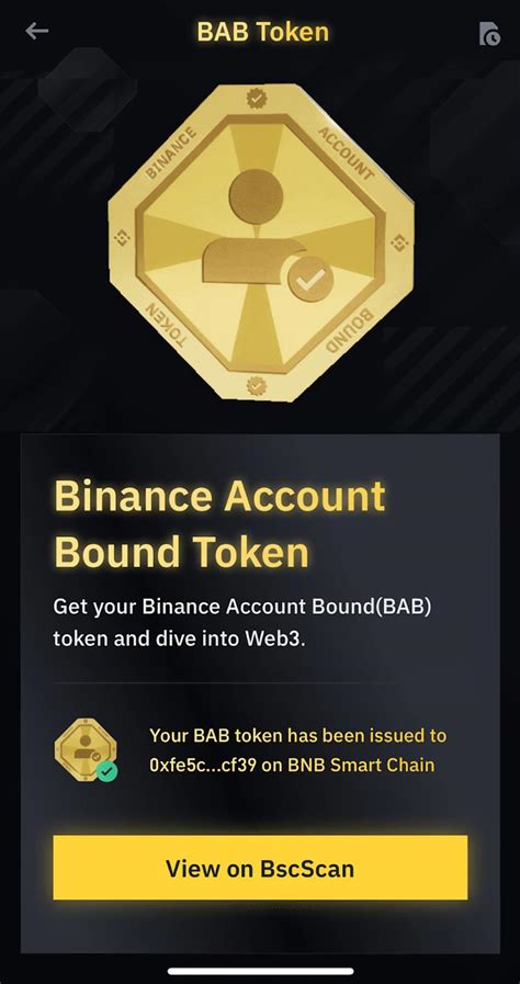 Binance Account Bound Bab Token Explained