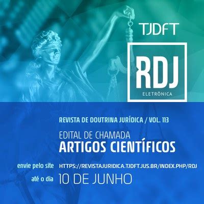 TJDFT seleciona artigos acadêmicos para Revista de Doutrina Jurídica