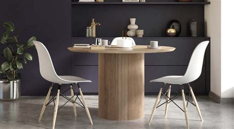 Haven Round Dining Table Wood N Tassel Home