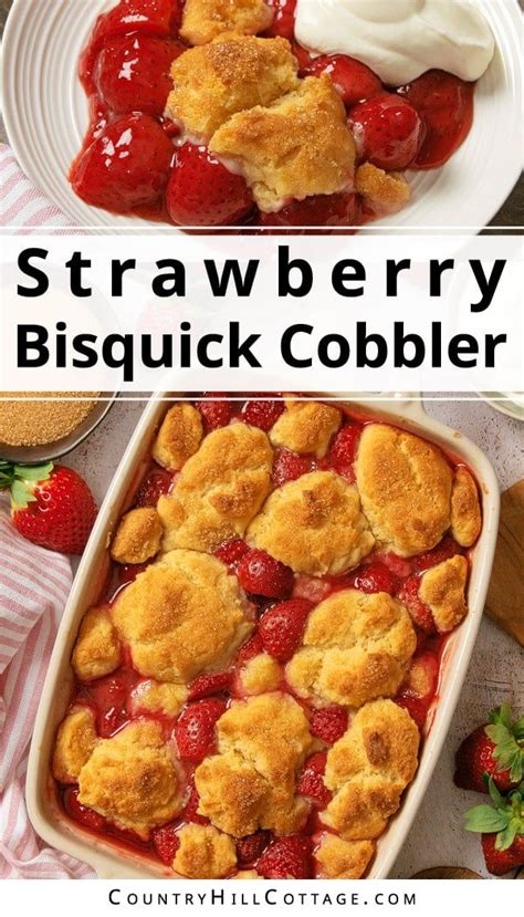 Bisquick Strawberry Cobbler Recipe Strawberry Cobbler Recipes