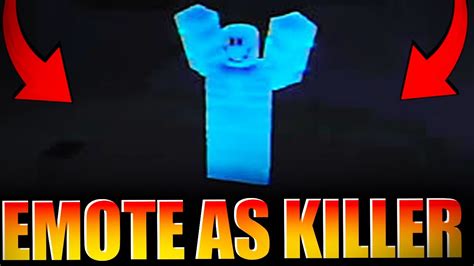 How To Emote As Killer In Forsaken Roblox Youtube