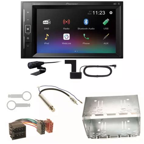 PIONEER DMH A240DAB DIGITALRADIO Bluetooth Einbauset für Golf 4 Passat