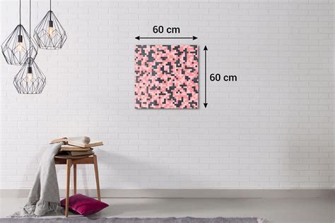 ArtprintCave Mozaika piksele wzór obraz szklany na ścianę x cm ArtPrintCave Sklep