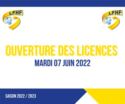 Ouverture De La Saisie Des Licences 2022 2023 Ligue De Football Des