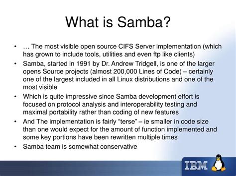 Ppt Samba Cifs And Linux Network Filesystems Powerpoint Presentation