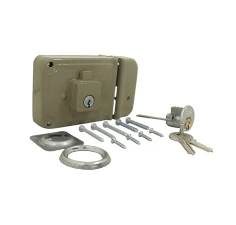 Cerradura Puerta 2 Pestillos Para Rejas Derecha Vera Ferretería