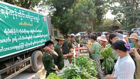လှည်းကူးမြို့နယ်တွင် အခြေခံစားသောက်ကုန်များ စျေးနှုန်းသက်သာ စွာရောင်းခ