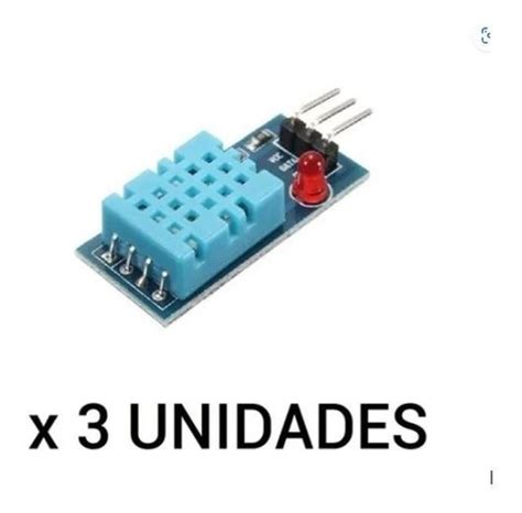 Sensor De Temperatura Y Humedad Dht11 Arduino X 3 Unidades Cuotas Sin Interés